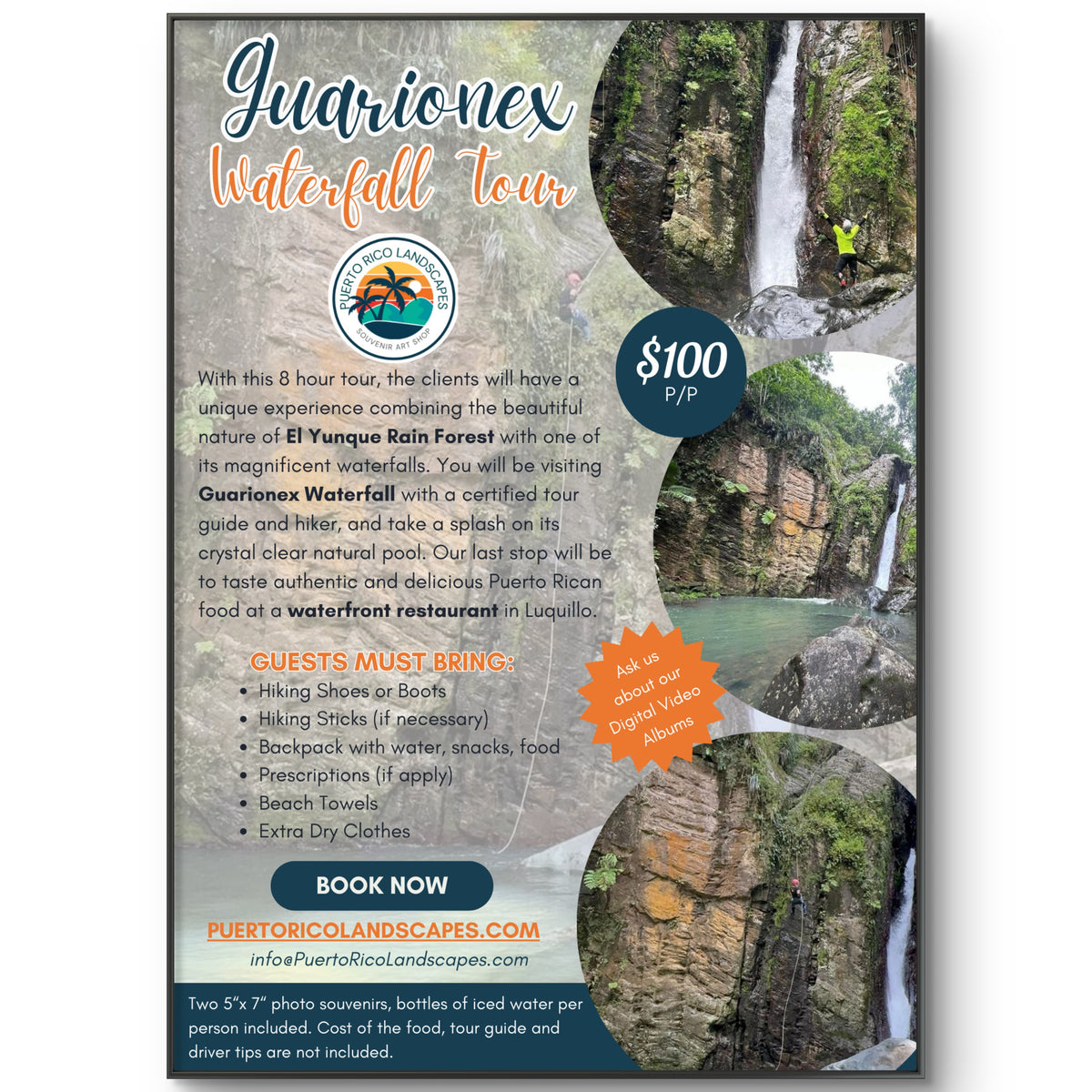 Guarionex Waterfall Tour – Puerto Rico Landscapes